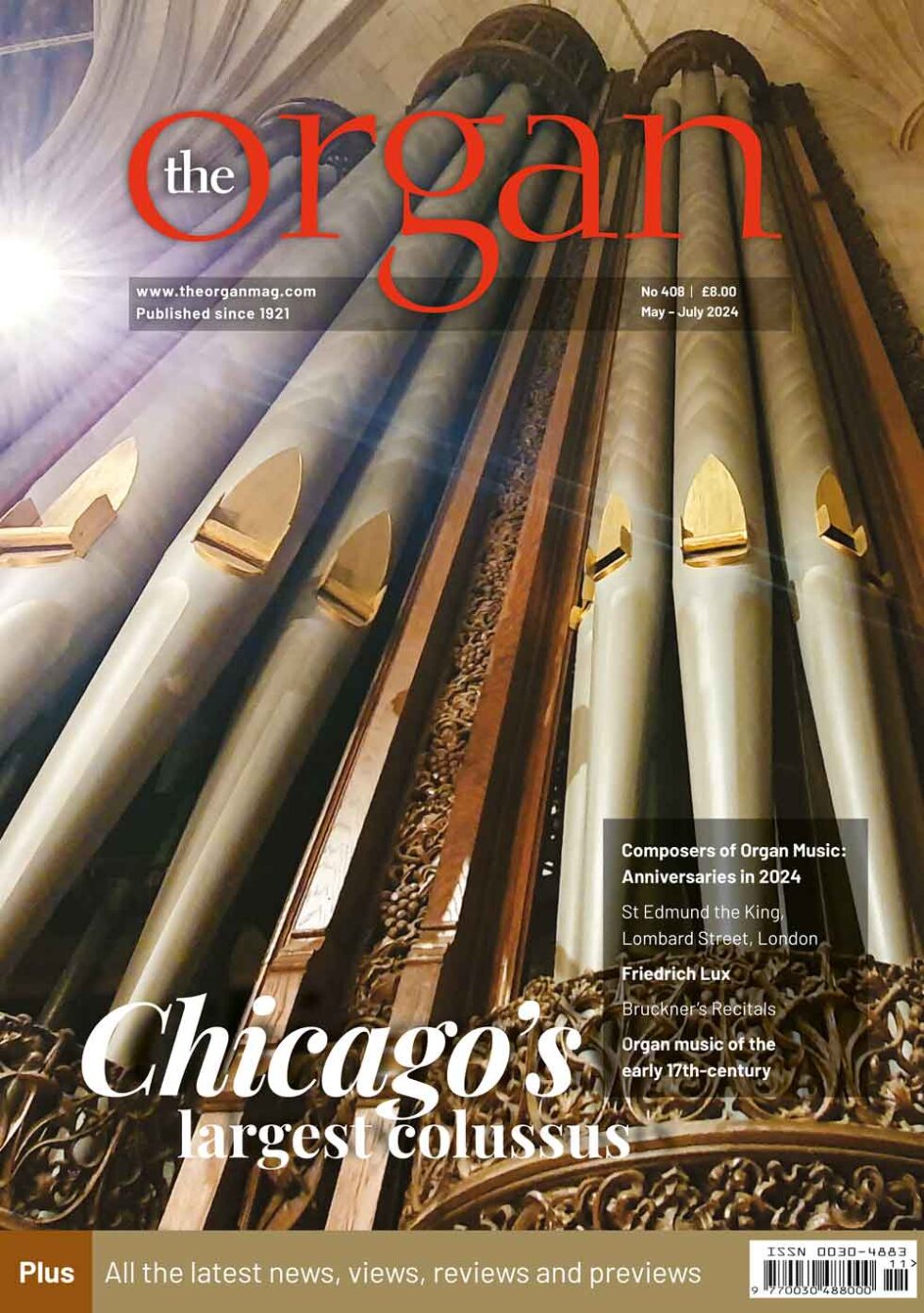 The Organ magazine. Essential reading on the Organ. Order a Free Copy.